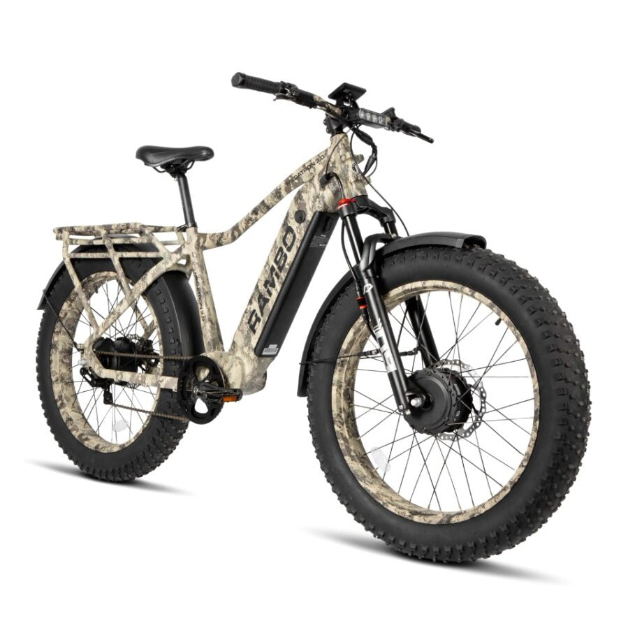 Rambo Megatron 4.0 X2 1000W AWD Electric Hunting Bike